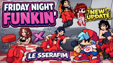 FNF Spaghetti (Le Sserafim) - Play Online at Friday Night Funkin